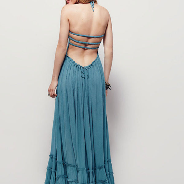 Boho Backless Straps Dresses - TD Mercado