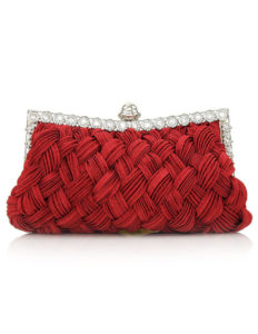 Satchel Shape Silk Evening Bag - TD Mercado