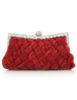 Satchel Shape Silk Evening Bag - TD Mercado