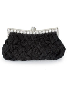 Satchel Shape Silk Evening Bag - TD Mercado