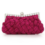 Satchel Shape Silk Evening Bag - TD Mercado