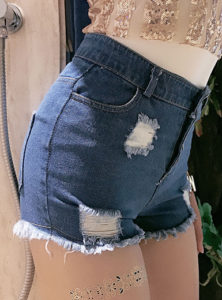 Women Zipper Back Shorts with Full Coverage and Pockets - TD Mercado