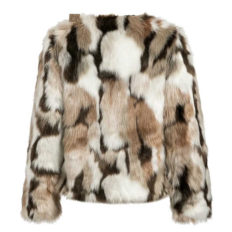 Elegant Fluffy Long Sleeve Jackets - TD Mercado