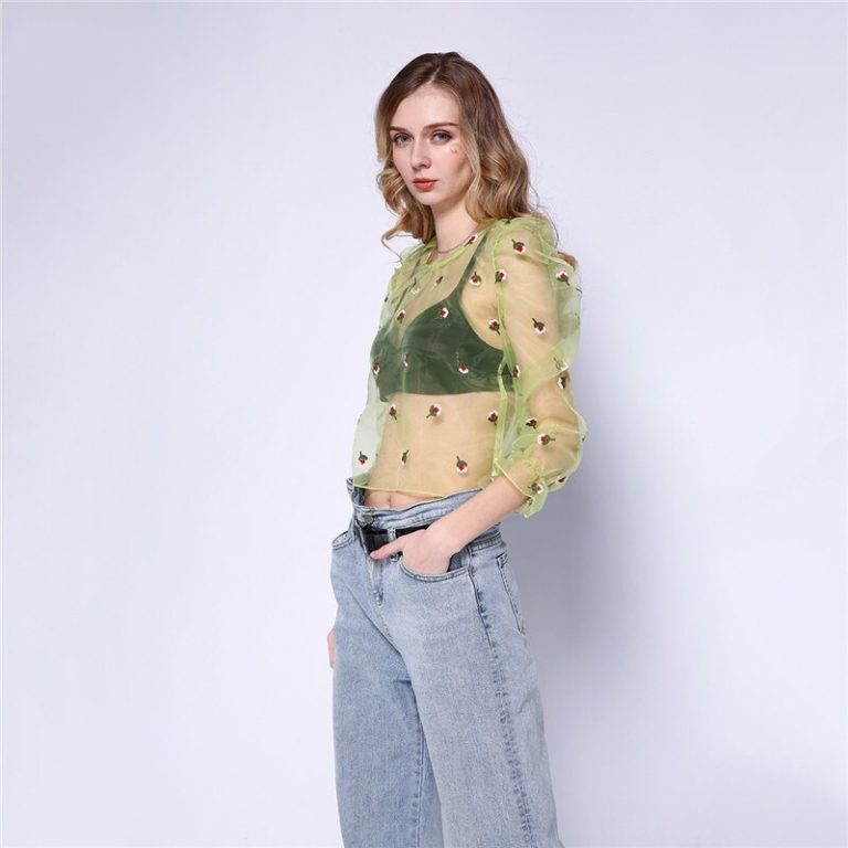 Transparent Sexy Short Beach Smock Top - TD Mercado