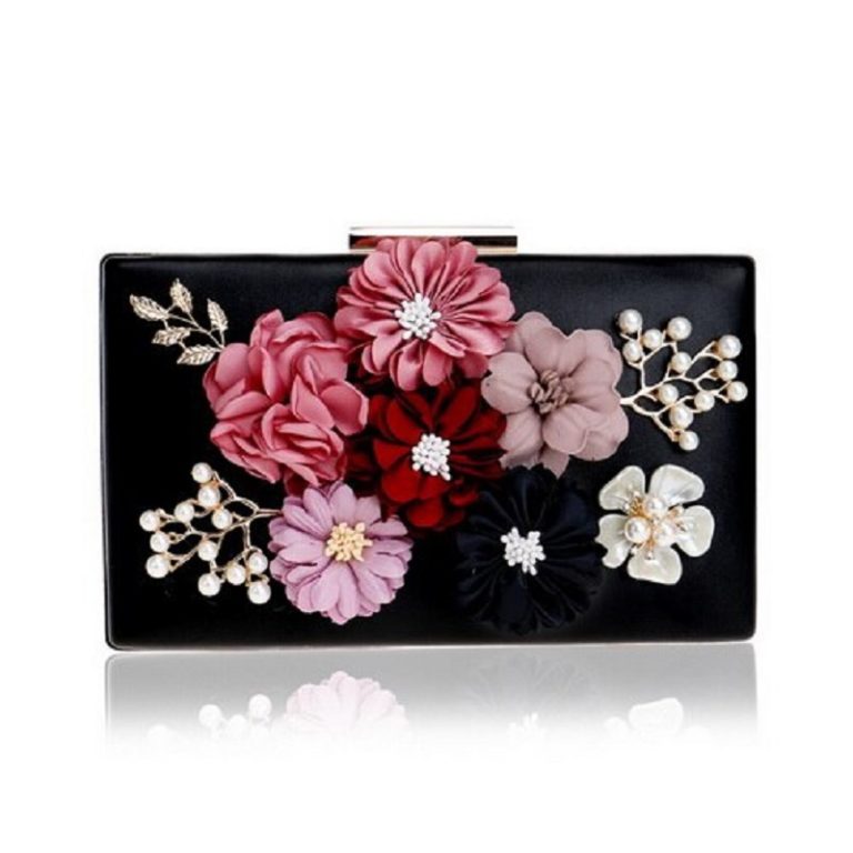 Flowers Pattern Evening Clutches - TD Mercado