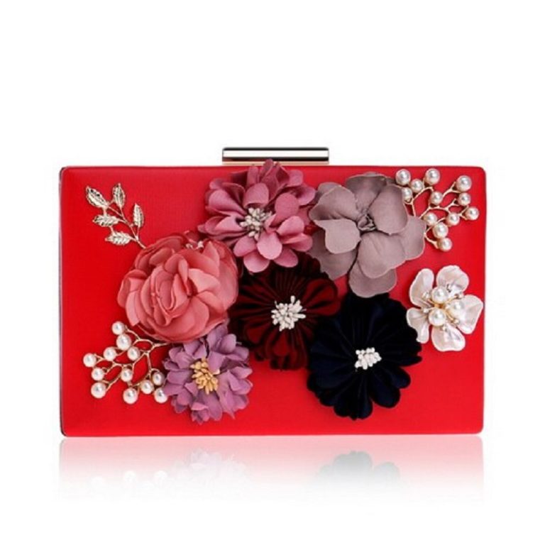 Flowers Pattern Evening Clutches - TD Mercado
