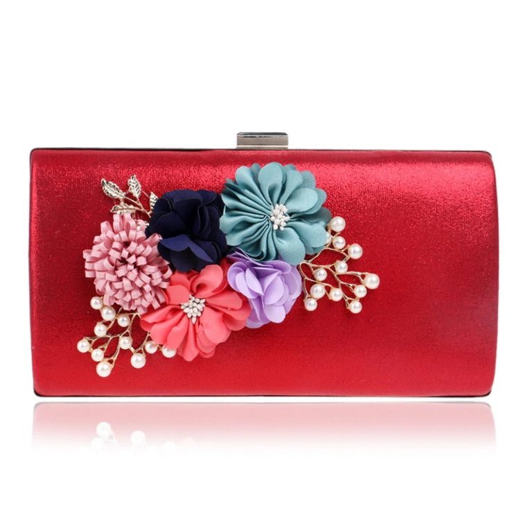 Flowers Pattern Evening Clutches - TD Mercado