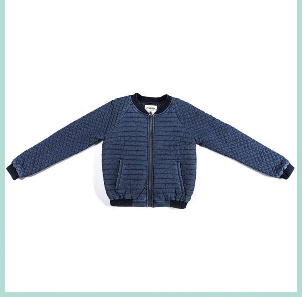 Slim Long Sleeve Splice Rib Stretch Denim Fancy Jacket - TD Mercado