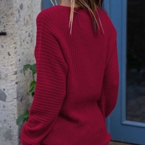 Vertical Ribbed Fine Knit Fit Sweater - TD Mercado