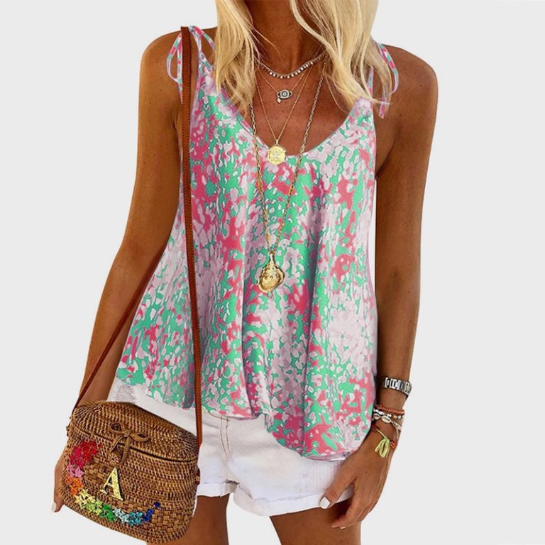 Plus Size Boho Backless Sleeveless Streetwear Strap Blouse – TD Mercado