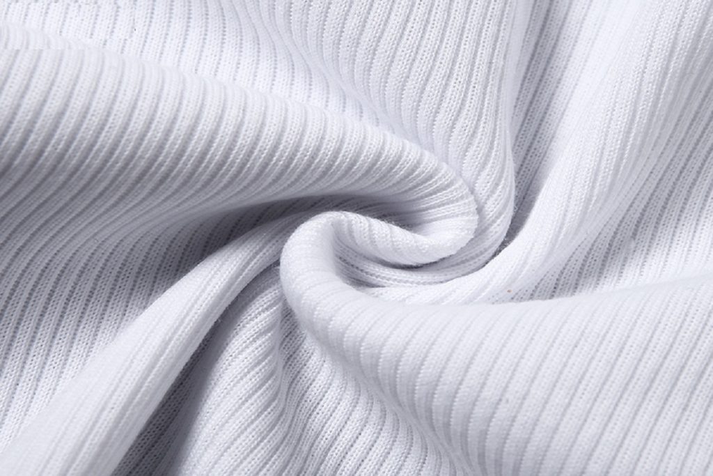 High quality fashion office lady slim Basic Ribbed crop top - TD Mercado