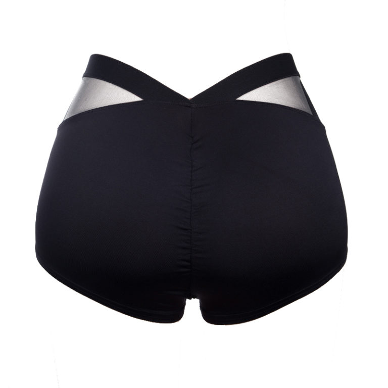 Mesh Solid Exercise Workout Running Yoga Athletic Gym Trousers ...