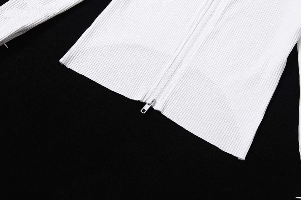 Sexy Zipper Slim Casual Street Crop Tops - TD Mercado