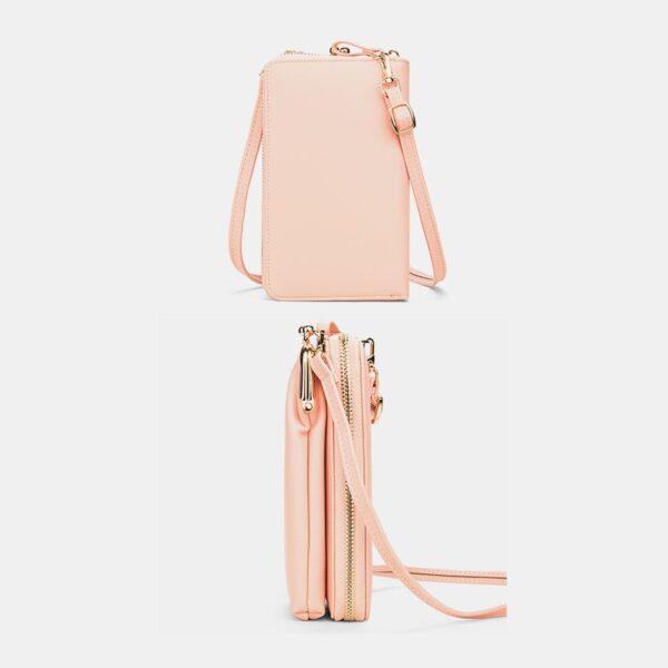 Card Slots Solid Shoulder Crossbody Bag - TD Mercado