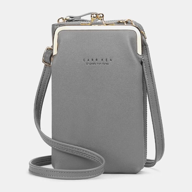 Card Slots Solid Shoulder Crossbody Bag - TD Mercado