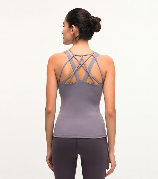 Sexy Cross Back Sport Fitness Tank Tops - TD Mercado