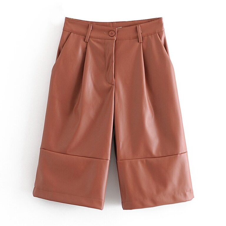 Loose Straight Pleated Half Pants - TD Mercado