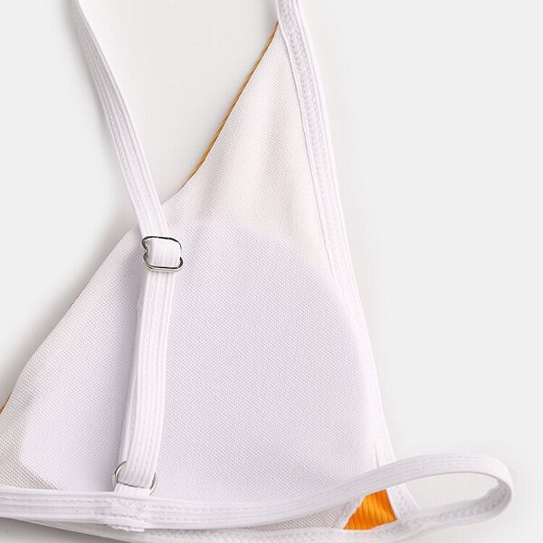 Thong Micro Bikinis Triangle Solid Backless Swimsuit - TD Mercado