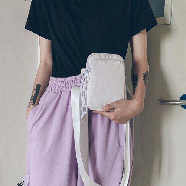 Solid Color Zipper Phone Bag - TD Mercado