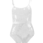 Sheer Teddies Lace Stars Sexy Lingerie - TD Mercado